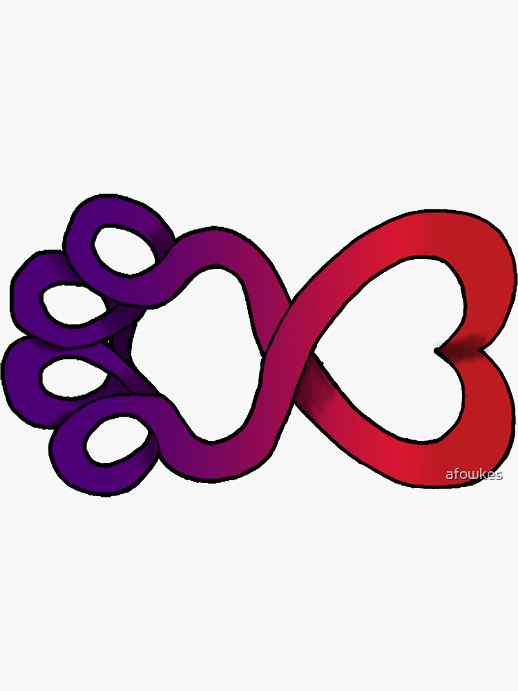"Animal Infinity Loop" Sticker for Sale by afowkes | Redbubble