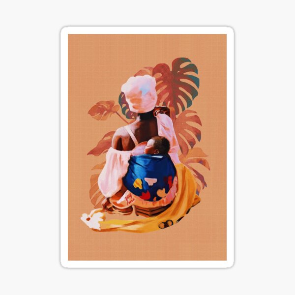 "Abiyamo, 2020." Sticker by raemiart | Redbubble