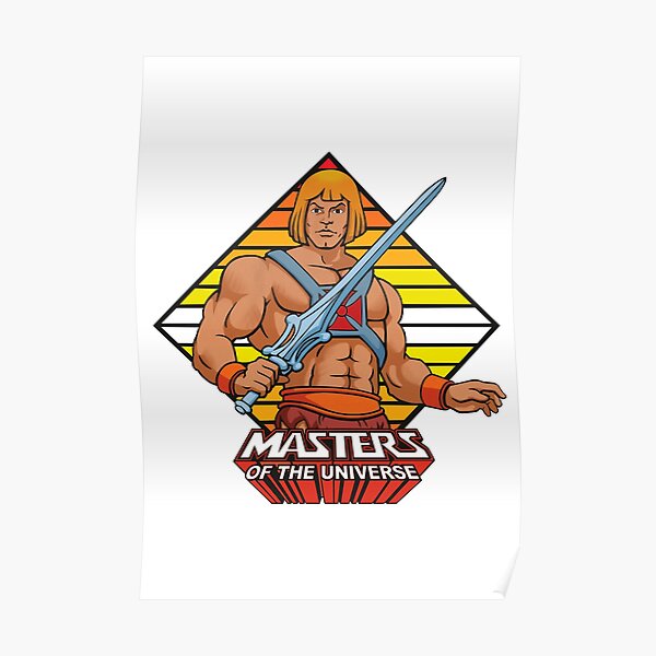 "He-Man White Color" Poster by Ravensclaw3 | Redbubble
