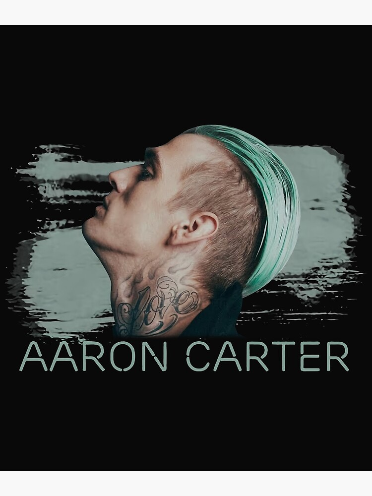 "Aaron Carter" Poster by Stencilize | Redbubble