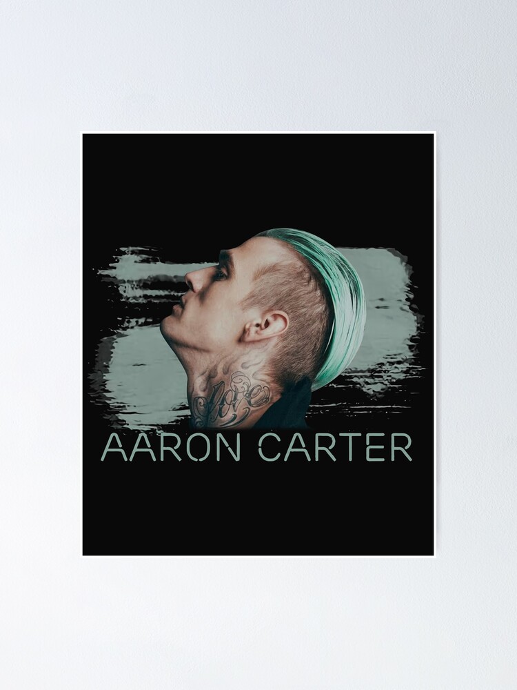 "Aaron Carter" Poster by Stencilize | Redbubble