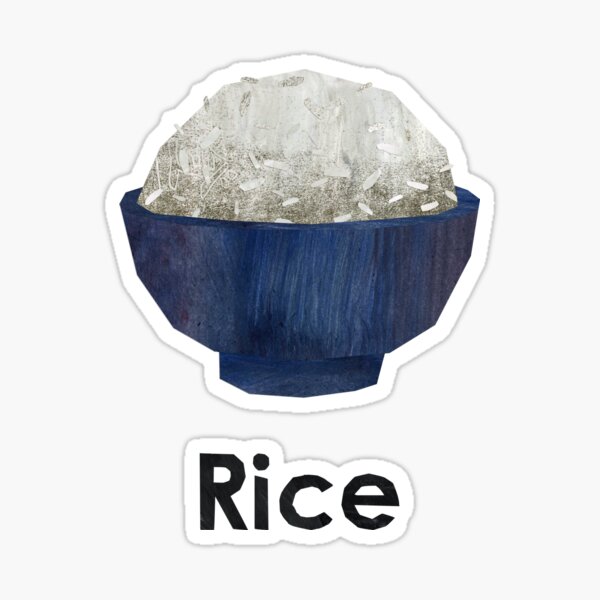 "En - Rice" Sticker for Sale by BabbanGaelg | Redbubble