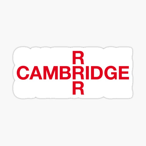 "CAMBRIDGE Union Jack Flag" Sticker for Sale by eyesblau | Redbubble