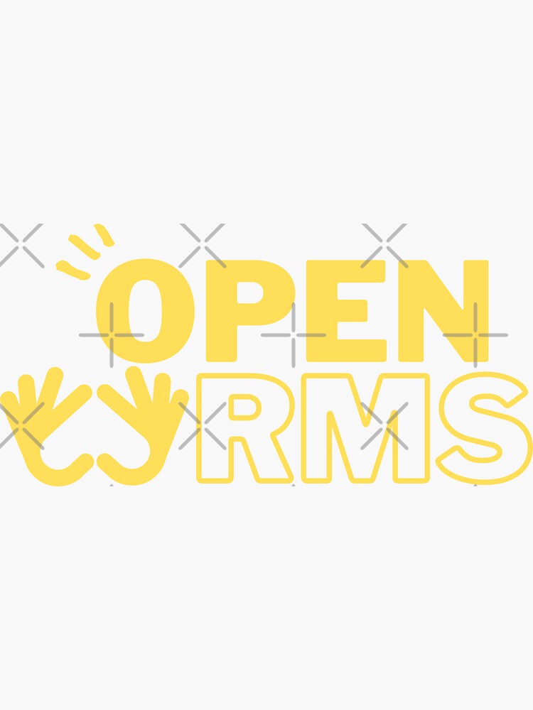 "Open Arms" Sticker for Sale by Bunny-Lok | Redbubble