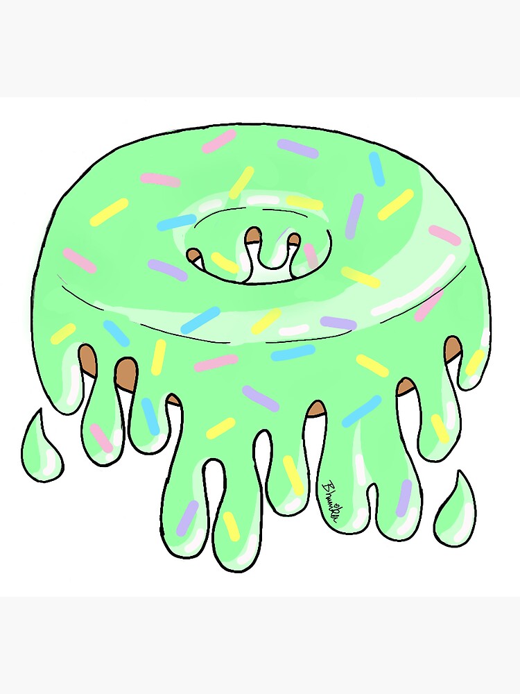 "Drippy Donut" Sticker for Sale by arttrips | Redbubble