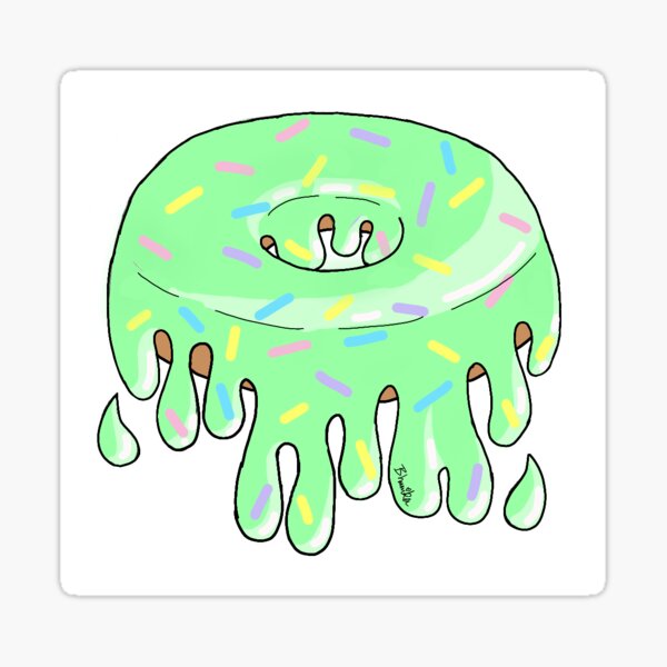 "Drippy Donut" Sticker for Sale by arttrips | Redbubble