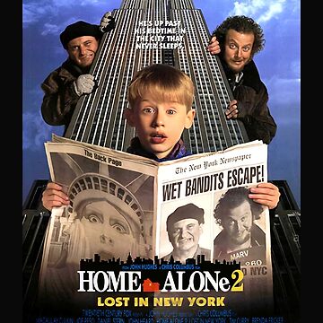 "Home Alone 2" Sticker for Sale by Stencilize | Redbubble