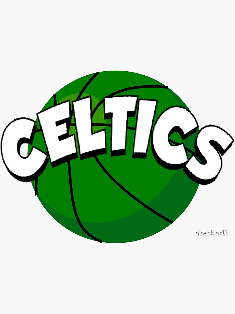 "Boston Celtics Basketball" Sticker for Sale by sisaskier11 | Redbubble