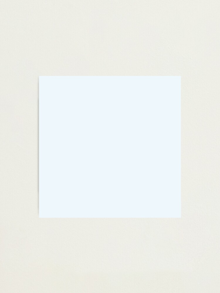 Lámina fotográfica «Alice Blue Color sólido | Tonos de azul | Tonos ...