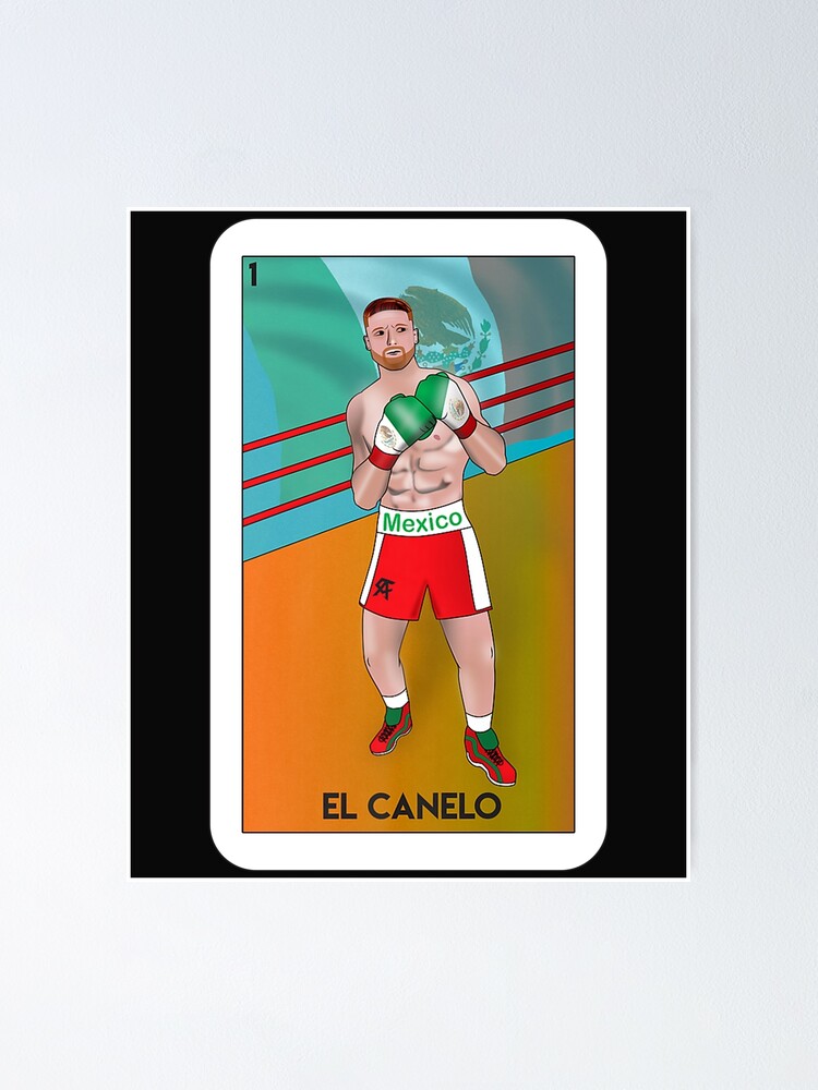 "Loteria Mexicana Style Canelo" Poster by Stencilize | Redbubble