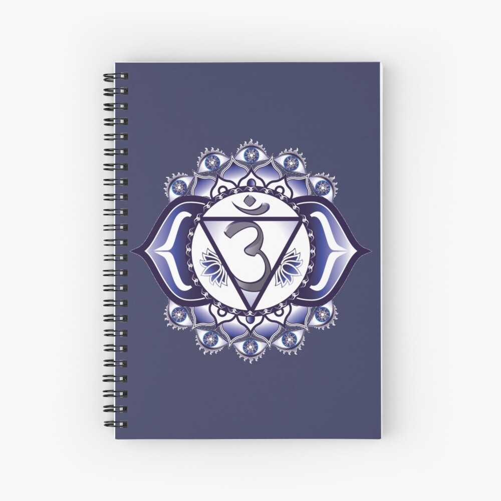 Cuaderno de espiral «Logotipo de Om, logotipo de Om Yoga, símbolo ...