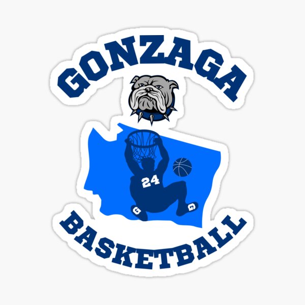 "Gonzaga Basketball Mach Madness" Sticker for Sale by WoodburyLake ...