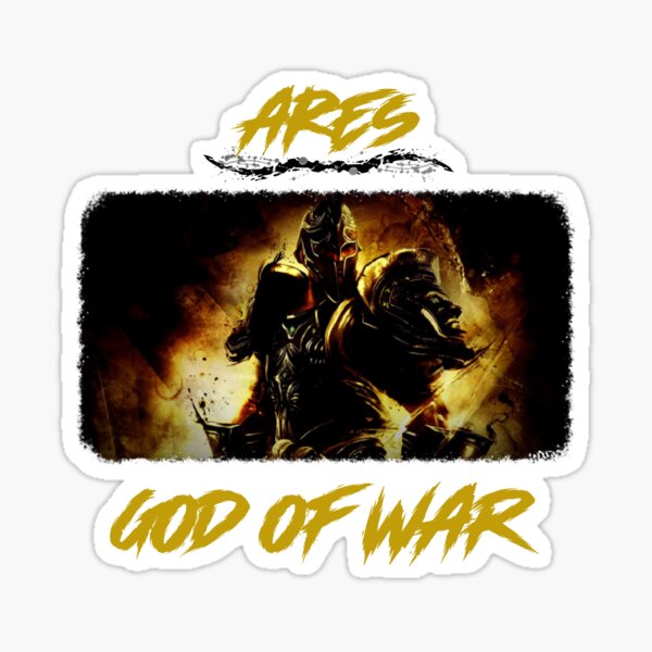 "Ares God of War" Sticker for Sale by PoseidonsShop | Redbubble