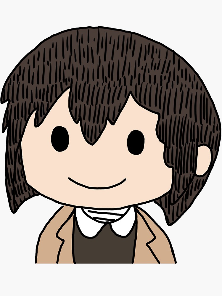 "ADA Dazai Drawing BSD Wan! Color" Sticker for Sale by lulrey | Redbubble