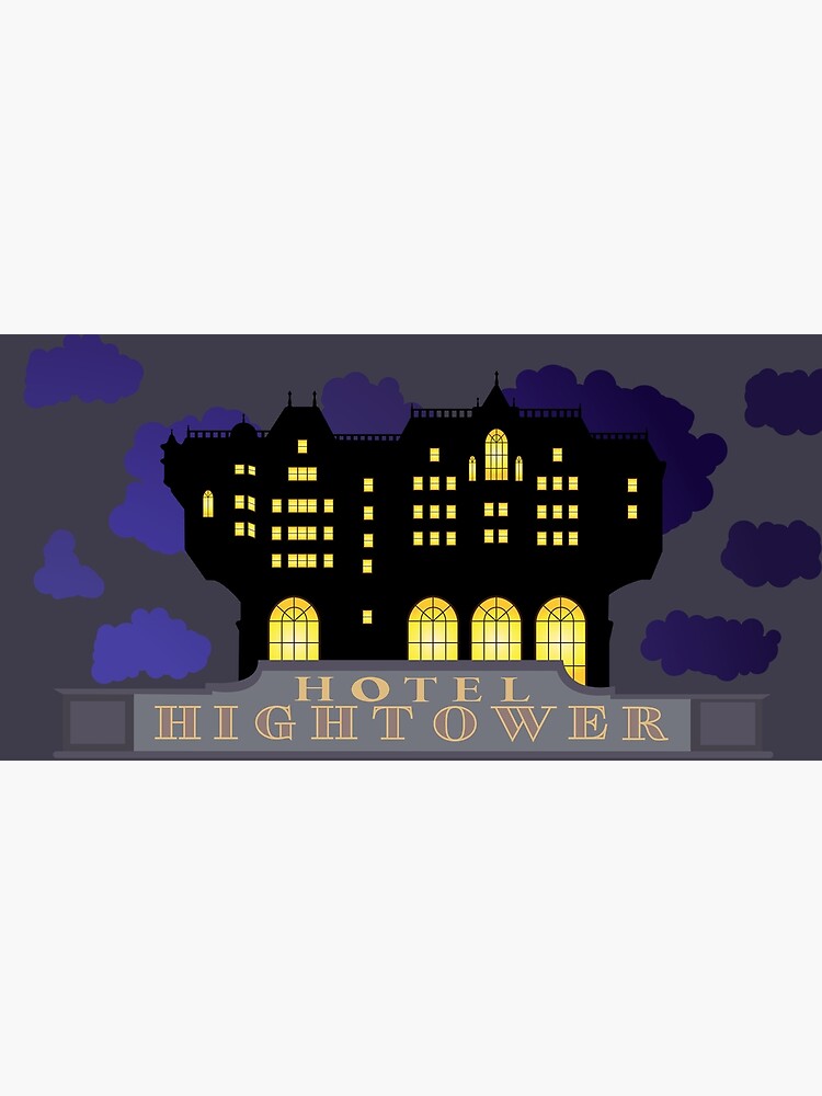 "Hotel Hightower" Poster for Sale by GasmaskGeishas | Redbubble