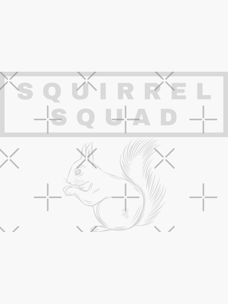 "Squirrel Squad" Sticker for Sale by walidsam07 | Redbubble