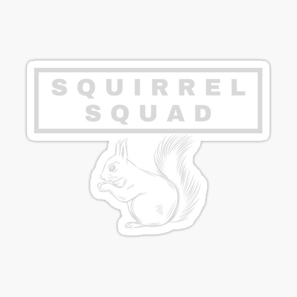 "Squirrel Squad" Sticker for Sale by walidsam07 | Redbubble