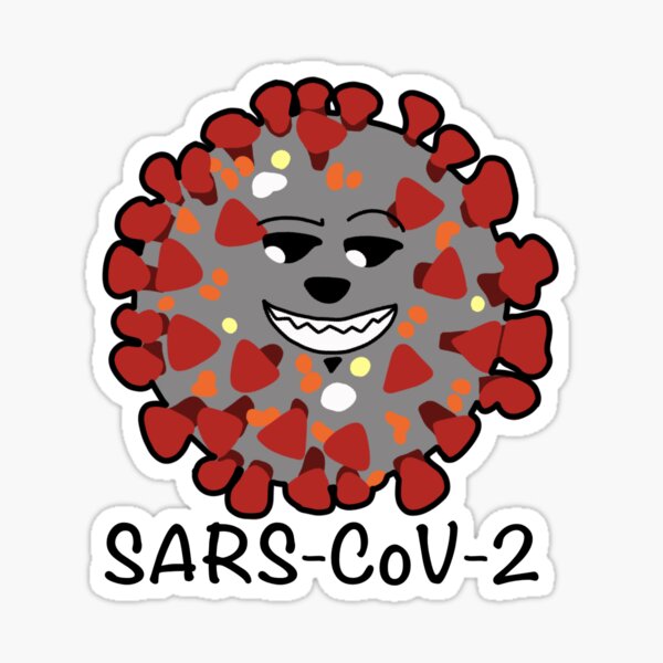 "SARS-CoV-2" Sticker for Sale by twinklepatel25 | Redbubble