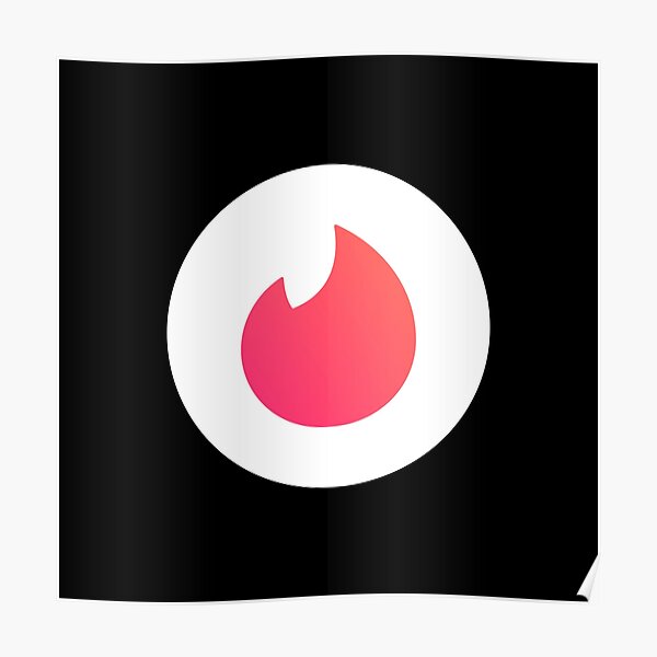 "Tinder circle logo" Poster by creativesupply | Redbubble