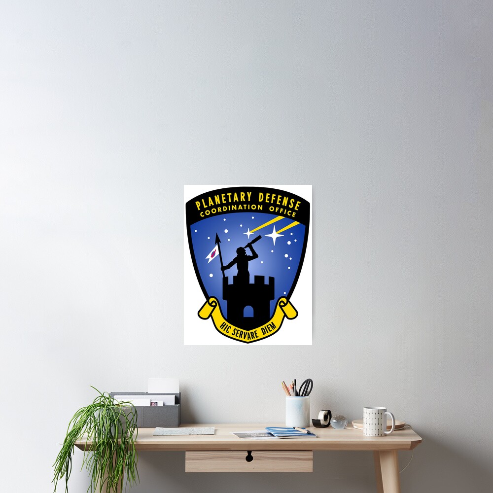 "Planetary Defense Coordination Office Logo" Poster by Quatrosales ...