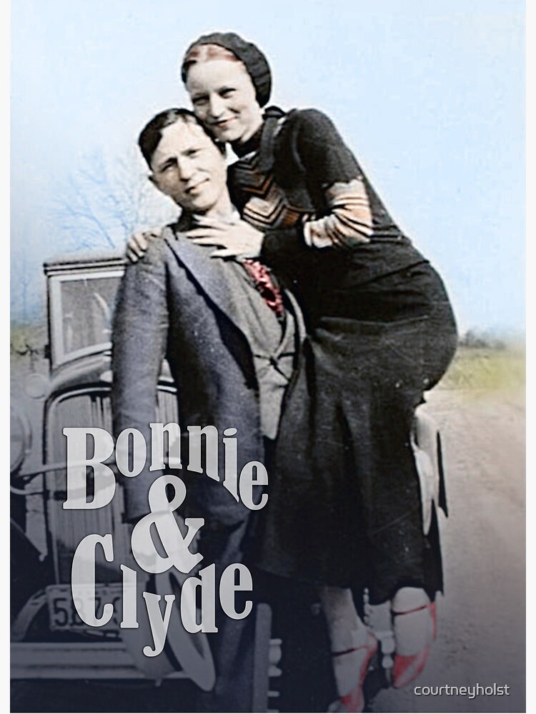 "Bonnie and Clyde" Art Board Print for Sale by courtneyholst | Redbubble