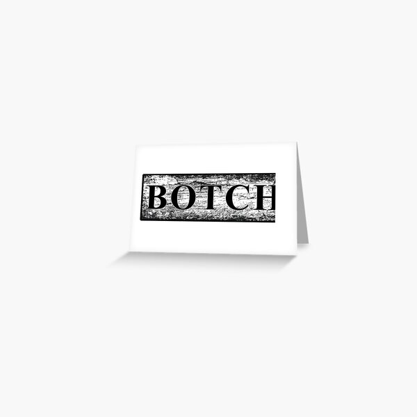 "Botch Fan Art Logo" Greeting Card for Sale by BrokenUpBands | Redbubble
