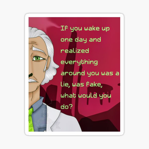 "Dr. Coomer Hlvrai Quote" Sticker for Sale by Wolfyart17 | Redbubble