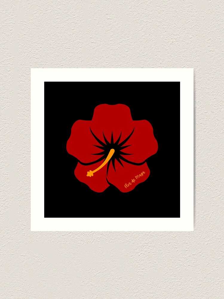 "Flor de Maga Puerto Rico Tropical Flower" Art Print by RRamos2020 ...