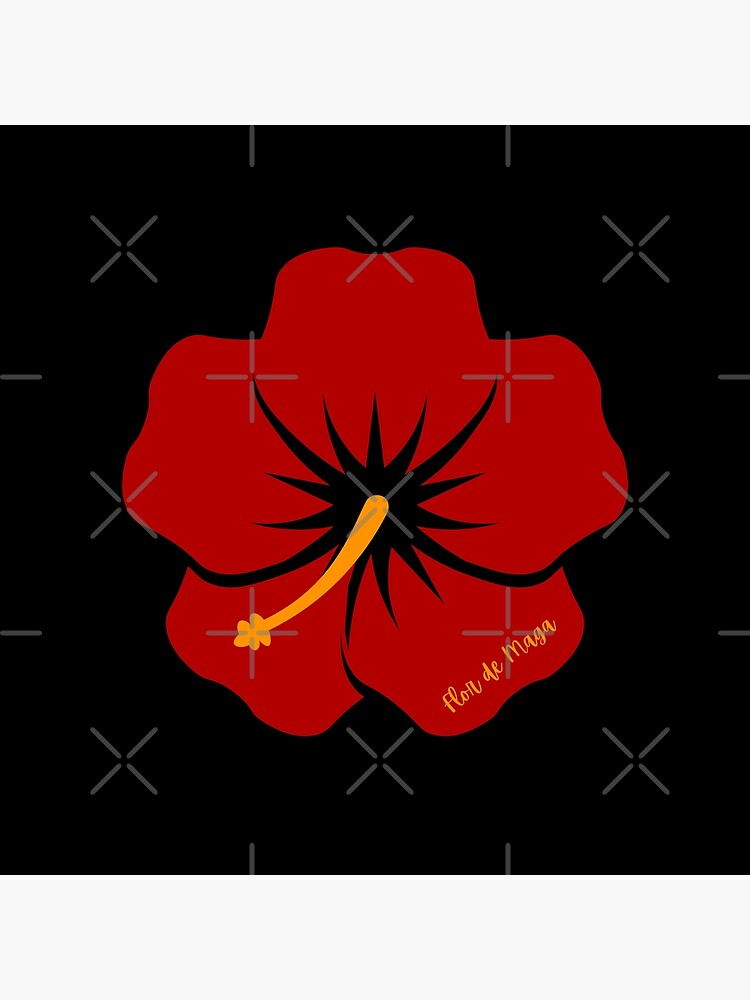 "Flor de Maga Puerto Rico Tropical Flower" Poster for Sale by ...