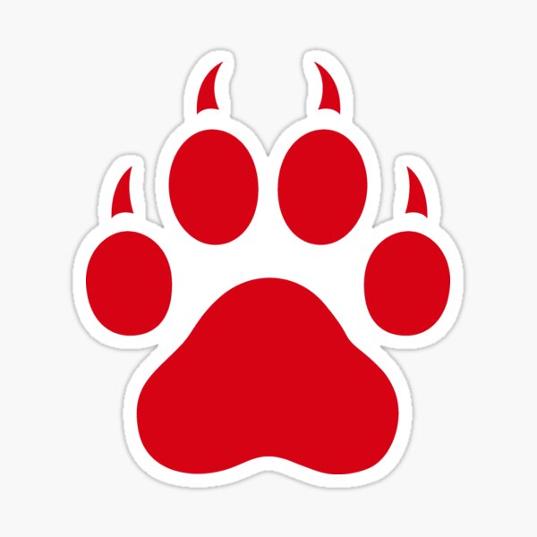 "Cat Tiger Lion Jaguar Leopard Felidae Paw Foot Lovers" Sticker by ...