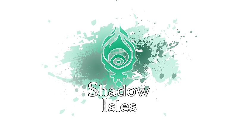 "Abstract Shadow Isles Logo" by LadyClockWork | Redbubble