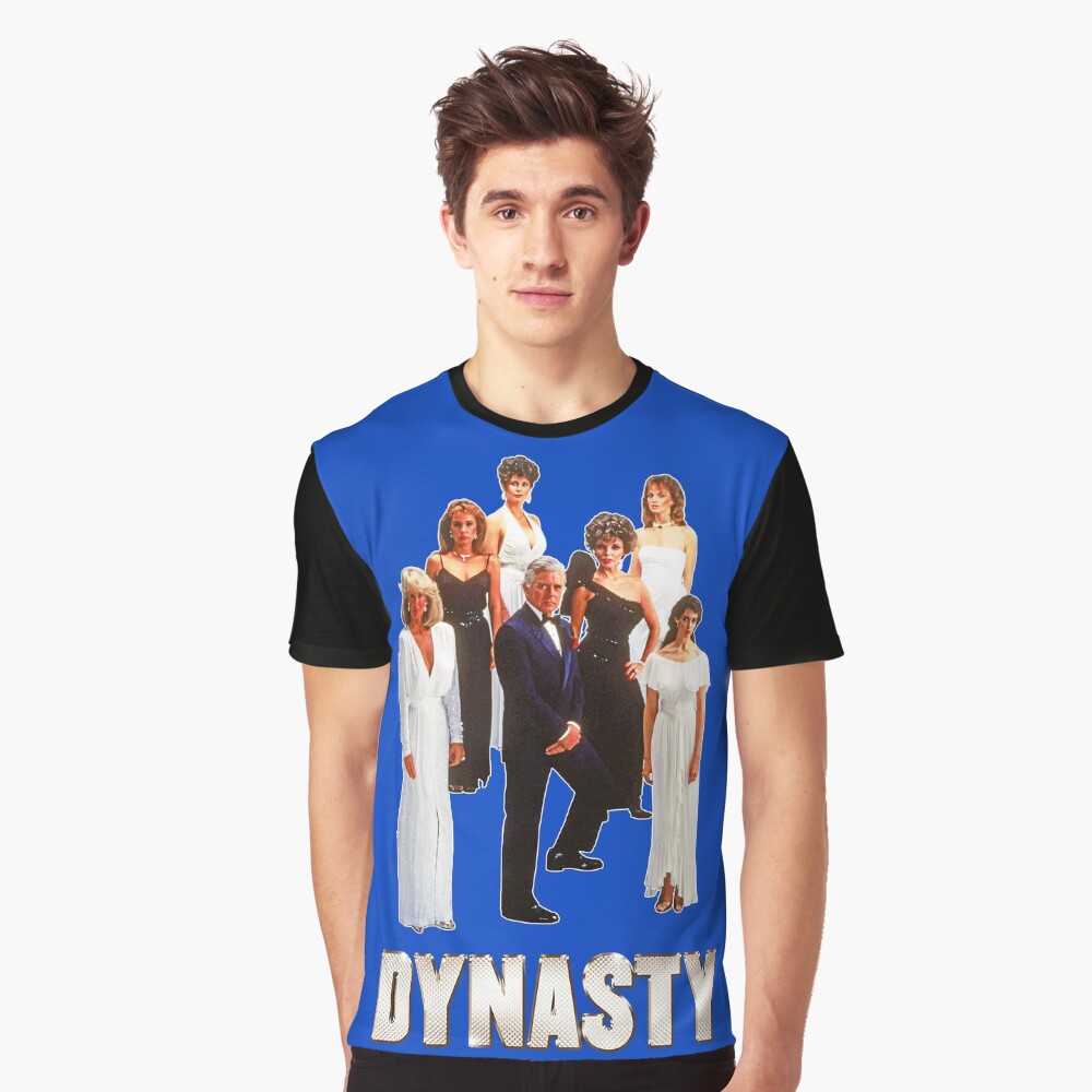"Dynasty 80s Retro Throwback Cast Tribute" Sticker for Sale by 90snerd ...