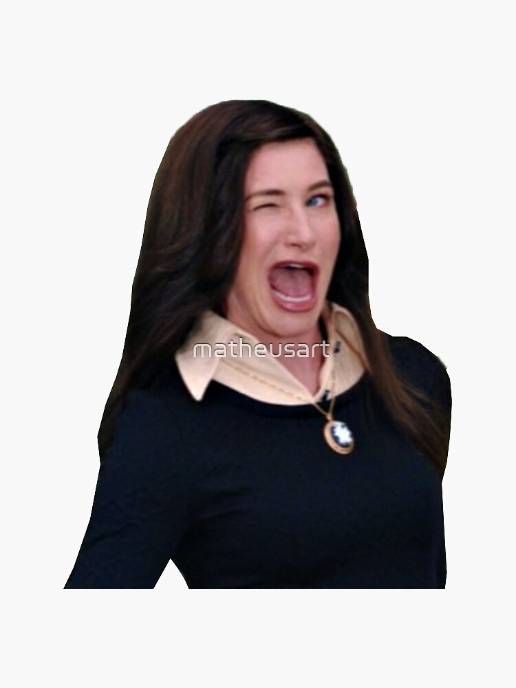 "Agatha Winking" Sticker for Sale by matheusart | Redbubble