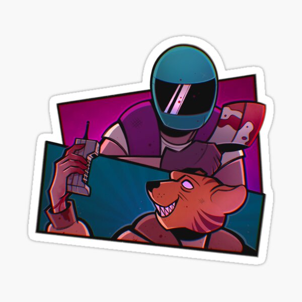 "HOTLINE" Sticker for Sale by XanderDeSade | Redbubble