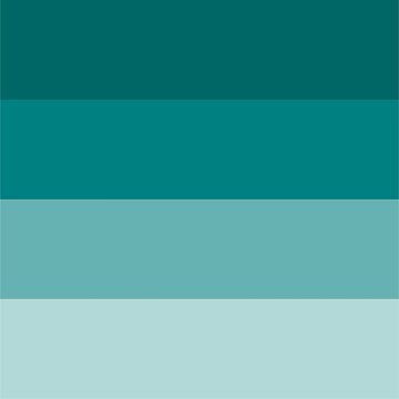 "70s color palette - teal retro color scheme" Magnet for Sale by ...