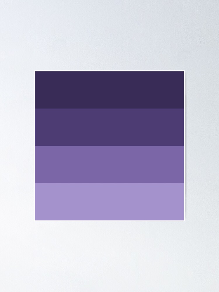 "70s color palette - purple retro color scheme" Poster for Sale by ...