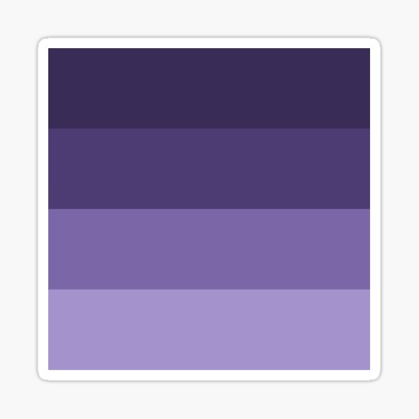 "70s color palette - purple retro color scheme" Sticker for Sale by ...