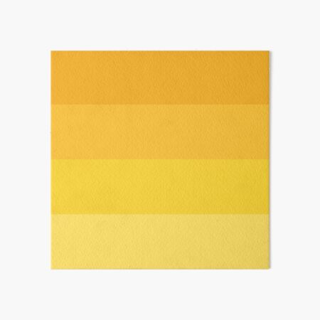 "70s color palette - yellow retro color scheme" Art Board Print for ...