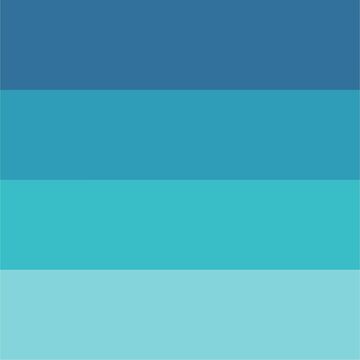 "70s Color Palette - blue retro color scheme" Poster for Sale by ...