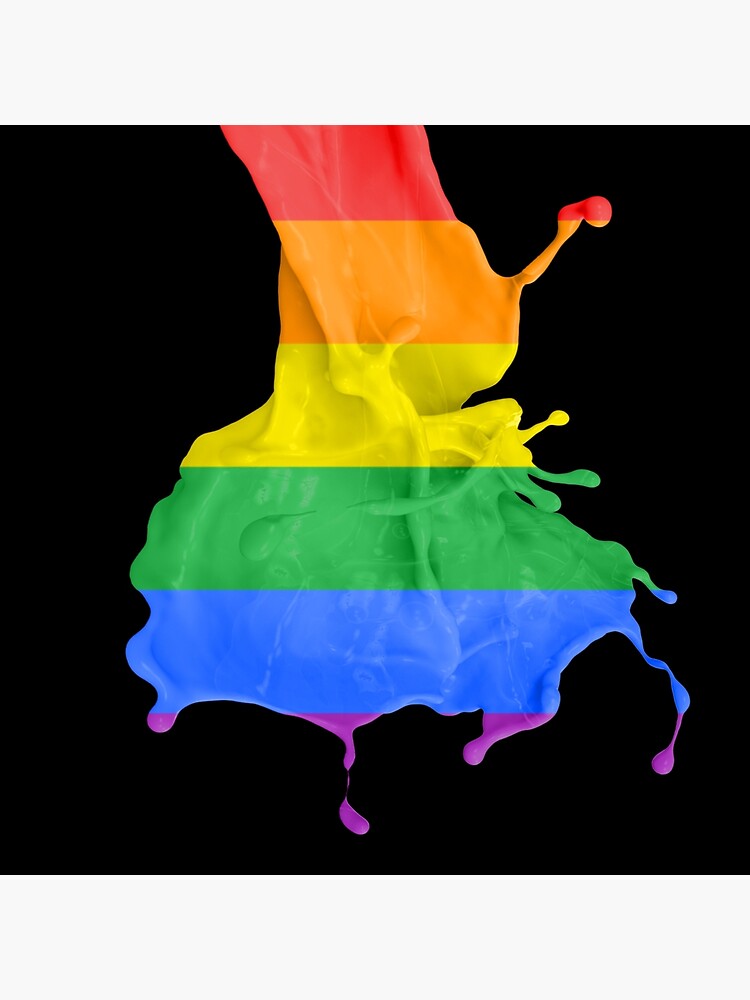 "Splash of pride." Poster for Sale by mlzrush | Redbubble