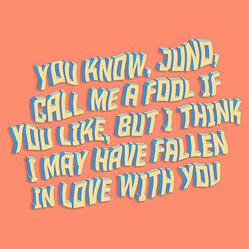 "Call Me A Fool If You Like" Sticker for Sale by spappo | Redbubble