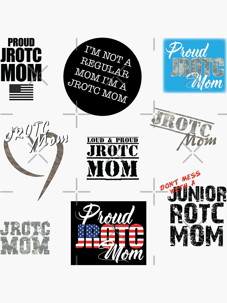 "JROTC Mom Sticker Pack for Proud Mothers of Junior ROTC Cadets ...