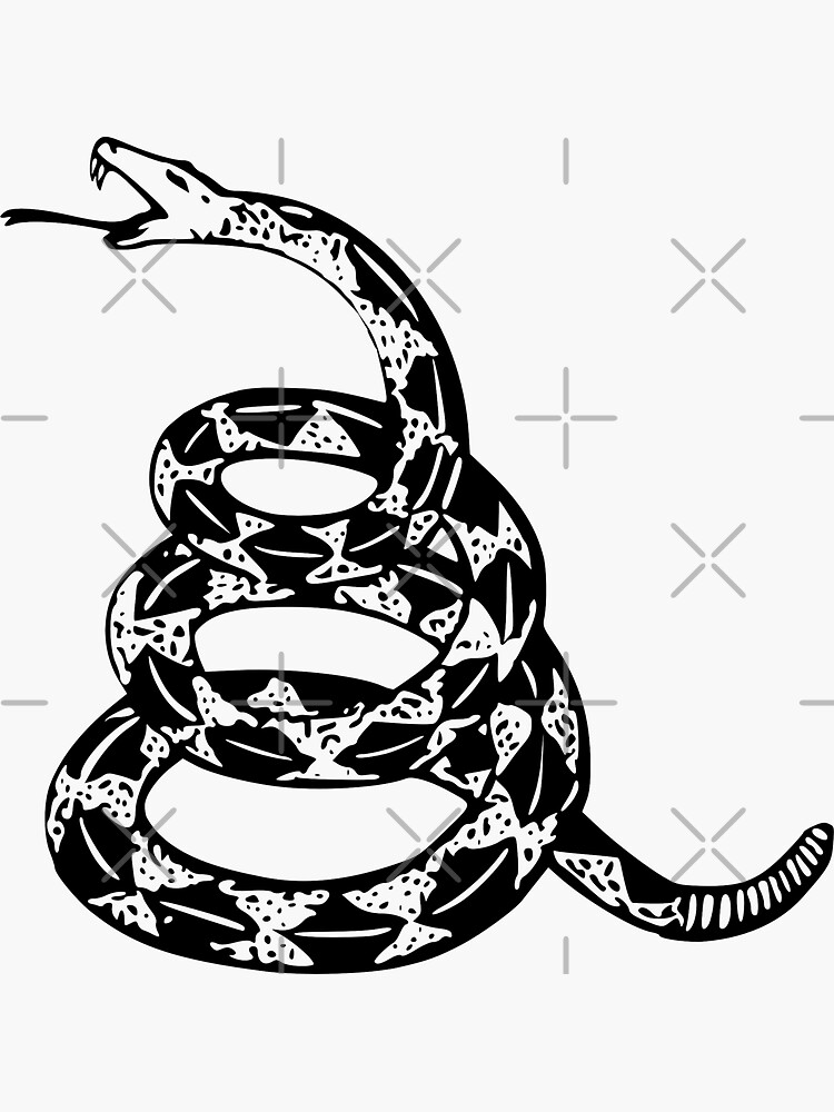 "Rattlesnake" Sticker for Sale by psmgop | Redbubble