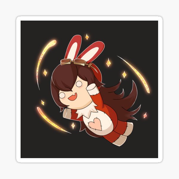 "Baron Bunny Mode" Sticker for Sale by Kalliopita | Redbubble
