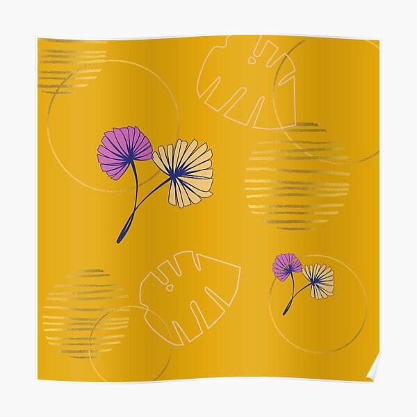 "Golden Moon" Poster by TropicalAlchemy | Redbubble