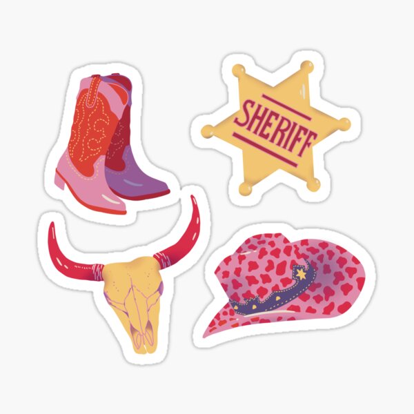 "Wild West" Sticker for Sale by britnizalabak | Redbubble