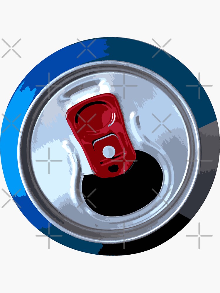 "Pop Can" Sticker for Sale by Spindriftmerch | Redbubble