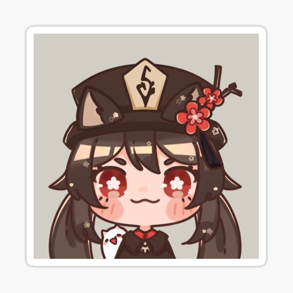 Genshin Impact Hutao Stickers | Redbubble