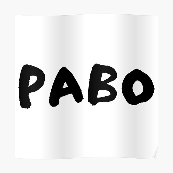 "pabo!" Poster for Sale by kawaiichan-desu | Redbubble