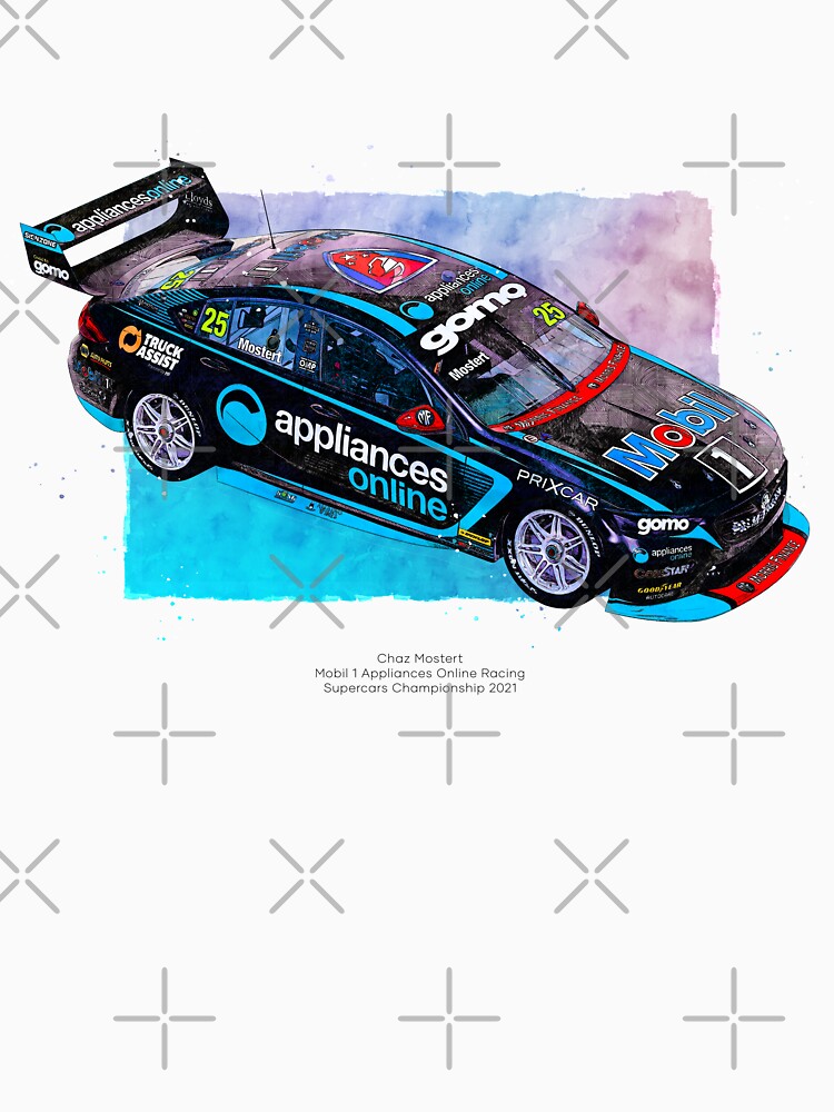 "Chaz Mostert 2021 Supercars Championship Car Art" T-shirt for Sale by ...
